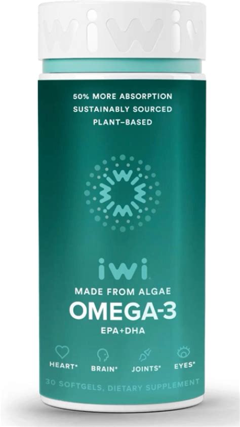 Iwi Omega 3 Vegan Algae Omega 3 Epa Dha 30 Day Supply Artofit