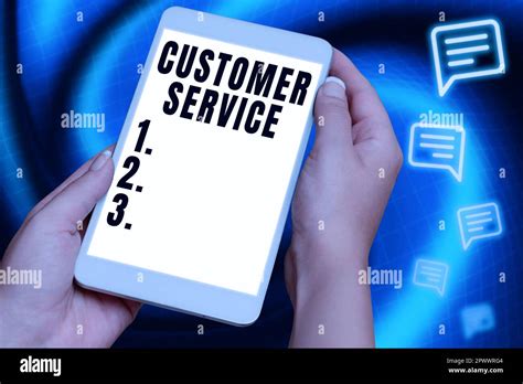 Text Showing Inspiration Customer Service Word Written On Process Of Ensuring Customer