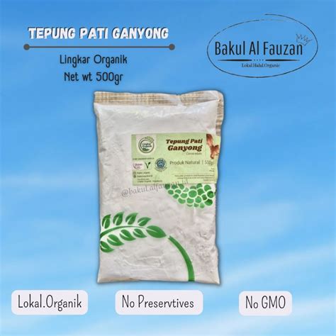 Jual Tepung Pati Ganyong 500gr Tepung Sehat Gluten Free Shopee Indonesia