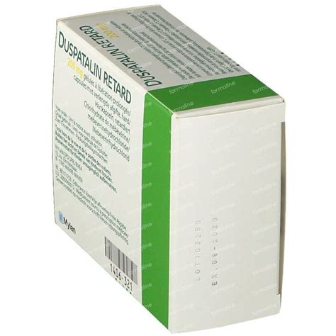 Duspatalin Retard 200mg 60 Capsules Commander Ici En Ligne FARMALINE Be