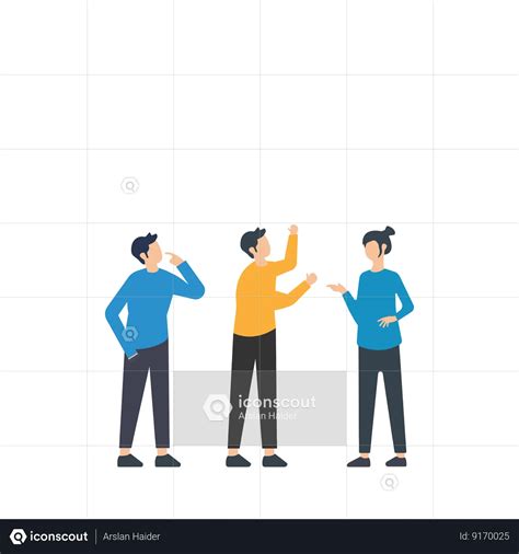 Brainstorming Ideas Animated Illustration Download In Json Lottie Or