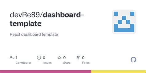 GitHub DevRe Dashboard Template React Dashboard Template