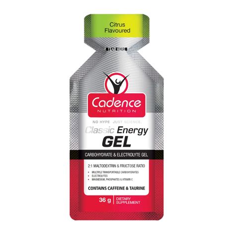 CADENCE NUTRITION CLASSIC ENERGY GEL - Hermanus Cycles