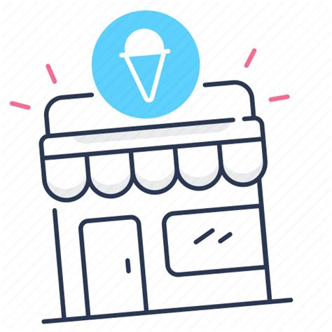 Ice Cream Ice Cream Store Ice Cream Shop Restaurant Icon Download
