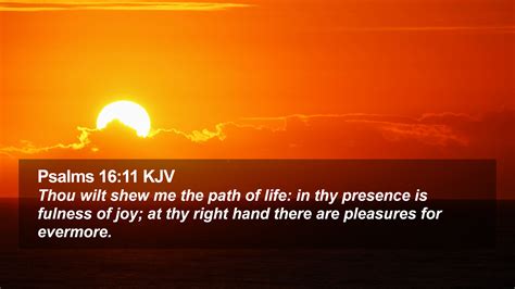 Psalms 16 11 KJV Desktop Wallpaper Thou Wilt Shew Me The Path Of Life