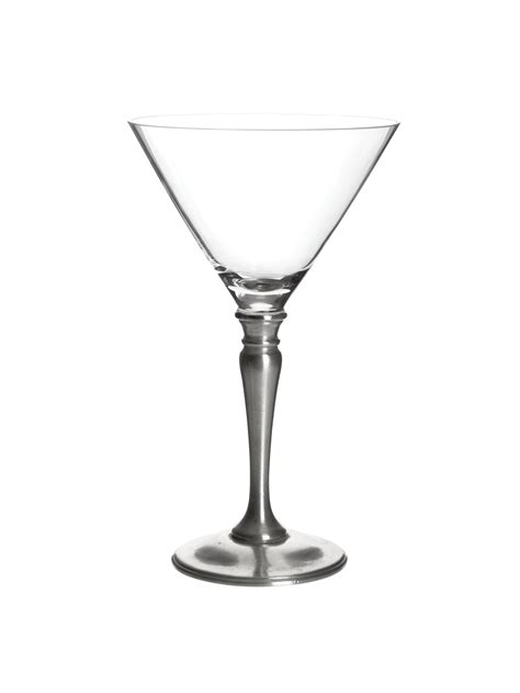 Shop Match Pewter Martini Glass At Weston Table