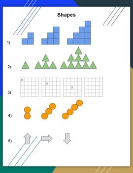 Sequence Pattern Exercises By Noah Sebenste TPT