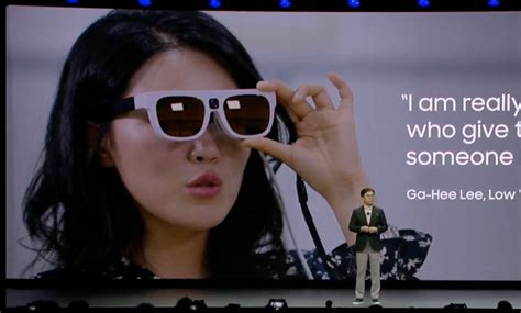 Samsung Hints At AR Ambitions Shows Off Prototype Glasses TechCrunch
