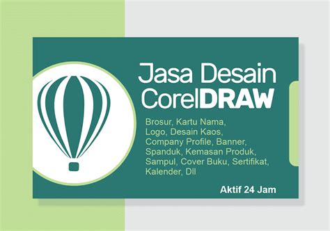 Desain Brosur Corel
