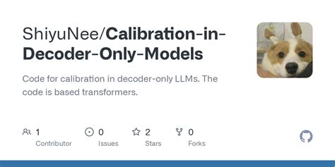 Github Shiyuneecalibration In Decoder Only Models Code For