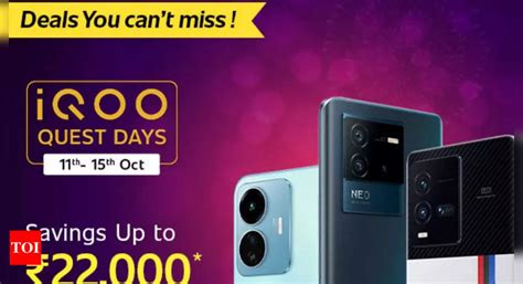 IQOO Quest Days Offers And Discounts On IQOO Series Neo And Z Series Smartphones Times