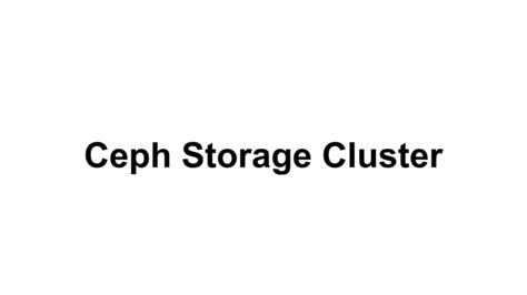Ceph A Distributed Storage System Ppt