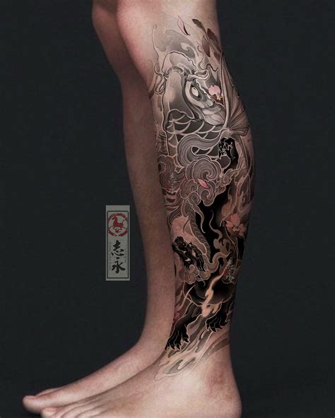 Ma Zhiyong Renovation Of An Old Tattoo On The Chest With The Addition