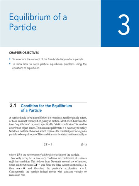 Lecture 04 Equilibrium Of Particle Pdf Force Euclidean Vector