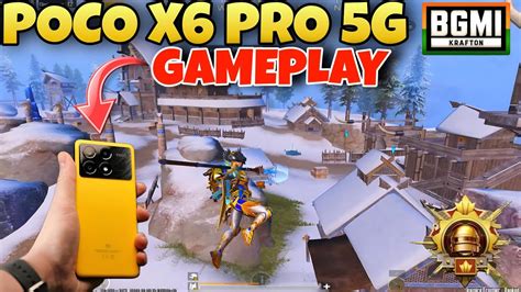 Poco X6 Pro Gameplay Bgmipubg 35 New Update Poco X6 Pro 120 Fps