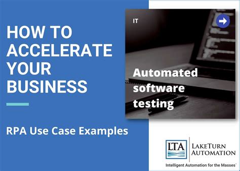RPA Use Case For Automated Software Testing LakeTurn Automation