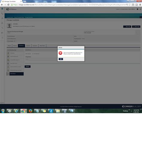 Wt 8098 Careerbuilder Demo Company Recruit Flow Issues Workterra Jira