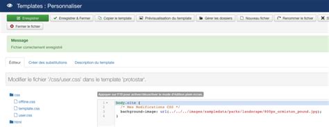 Ajouter un style CSS personnalisé avec Protostar Joomla Documentation