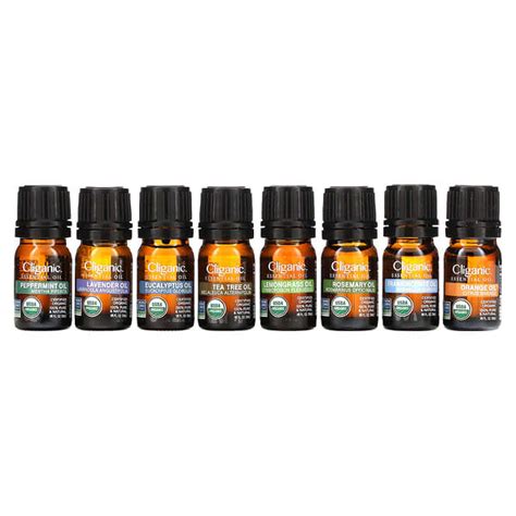 Cliganic 에센셜 오일 아로마테라피 세트 8종 세트