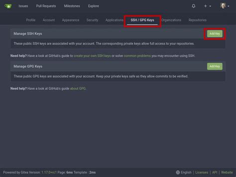 How To Add And Verify Ssh Keys Inside Gitea Tech Addressed
