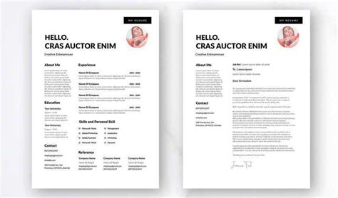 10 Templat Cv And Resume Gratis Terbaik Untuk Indesign