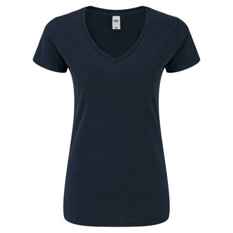 Koszulka Damska Iconic Vneck FruitLoom CiegranatM 11226966188 Allegro Pl