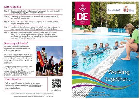 Awards And Dofe Potters Bar Life Saving Club