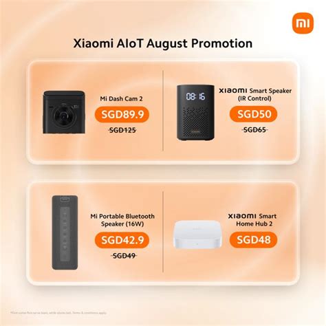 Xiaomi August Promotion