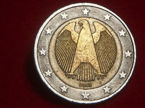 ドイツの2ユーロ硬貨 2002年 ミントマーク ユーロ12星 メルカリ