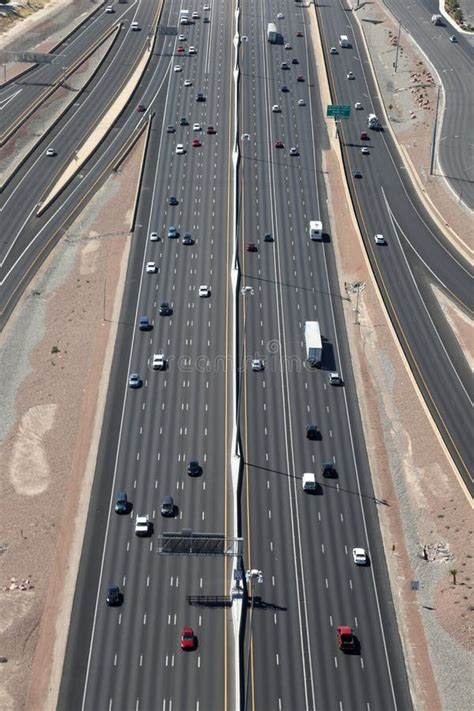 Highway Or Freeway In The US From Above Stock Image Image 40285463