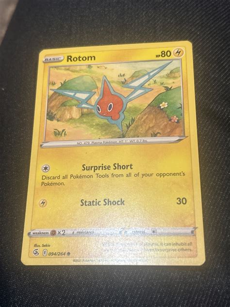 Pokémon Tcg Rotom Fusion Strike 094 264 Regular Common Soluções E Tratamento De Superfícies