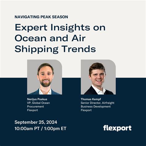 flexport on linkedin 🚨gearing up for the peak season rush on