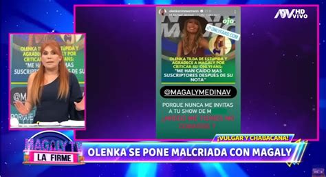 Magaly Medina Y Olenka Zimmermann Todo El Enfrentamiento Mediático