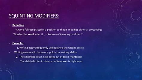 Modifiers Ppt Modifiers Ppt