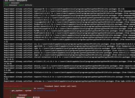 Not Working With Pip Install Newspaper K Issue AndyTheFactory Newspaper K GitHub