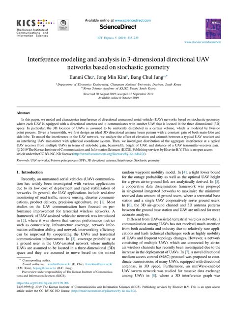 Pdf Interference Modeling And Analysis In 3 Dimensional Directional