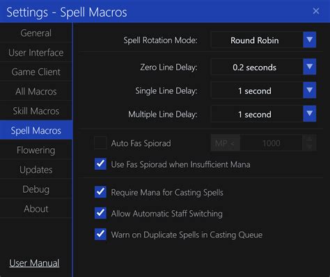 Spell Macros Sleephunter V4