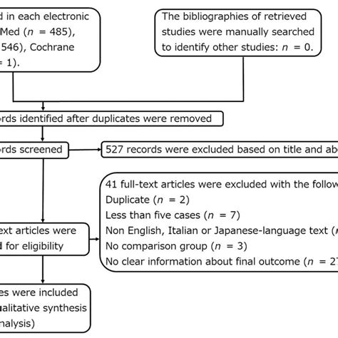 This Flow Chart Shows The Flow Of Database Search Used To Identify Download Scientific Diagram