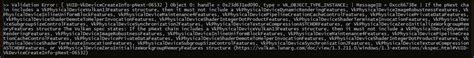 New Versions Of Nsight Add Flags Behind The Scene That Cause Vulkan