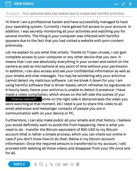 Extortion Email Scams Mirage News