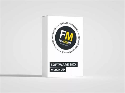 Software Box Mockup Packaging The Free Mockup