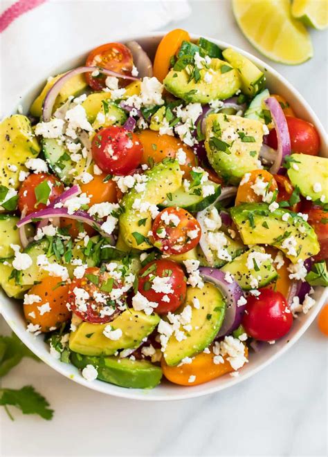 Cucumber Tomato Avocado Salad Recipe Mavnutrition