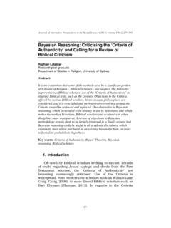Bayesian Reasoning Criticising The Criteria Of Bayesian Reasoning Criticising The