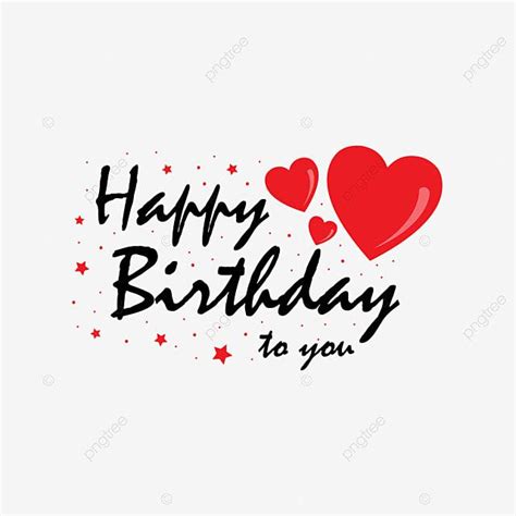 Happy Birthday Love Sign Vector Design Template