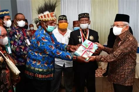 Urai Konflik Papua Wapres Ma Ruf Amin Ikut Perayaan Natal Di Biak Harian Haluan