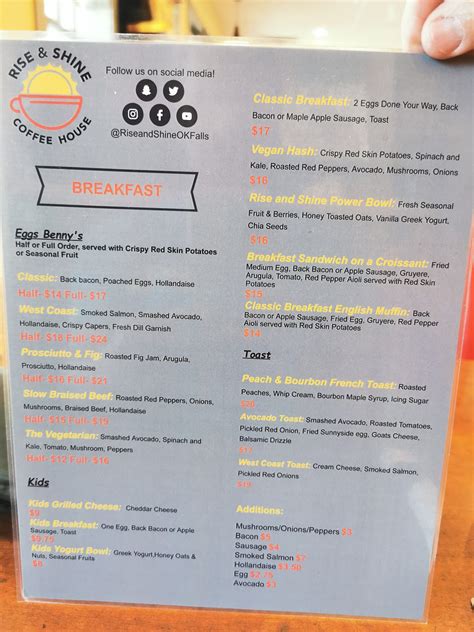 Rise And Shine Coffee House Okanagan Falls Menu Reviews 75 Photos 21 Restaurantji