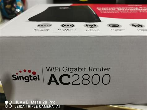 Singtel Arcadyan AC Wifi Gigabit Router Computers Tech Office Business Technology On