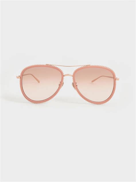 Womens Aviator Sunglasses Shop Online Charles And Keith Sg