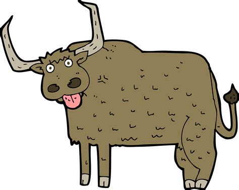 Cartoon Hairy Cow 45299579 Png