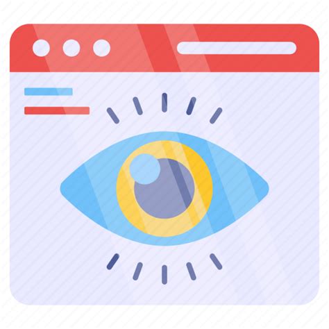 web visualization web monitoring web inspection web eye monitoring website icon download
